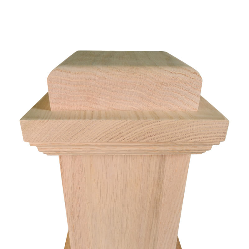 Box Newel Raised Panel 4091RP | Stair-parts.com