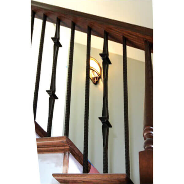 Single Basket W/ Spoons Iron Baluster | Stair-parts.com
