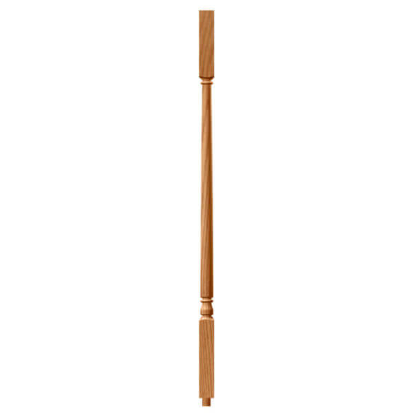 Square Top Wood Baluster 5141 | Stair-parts.com